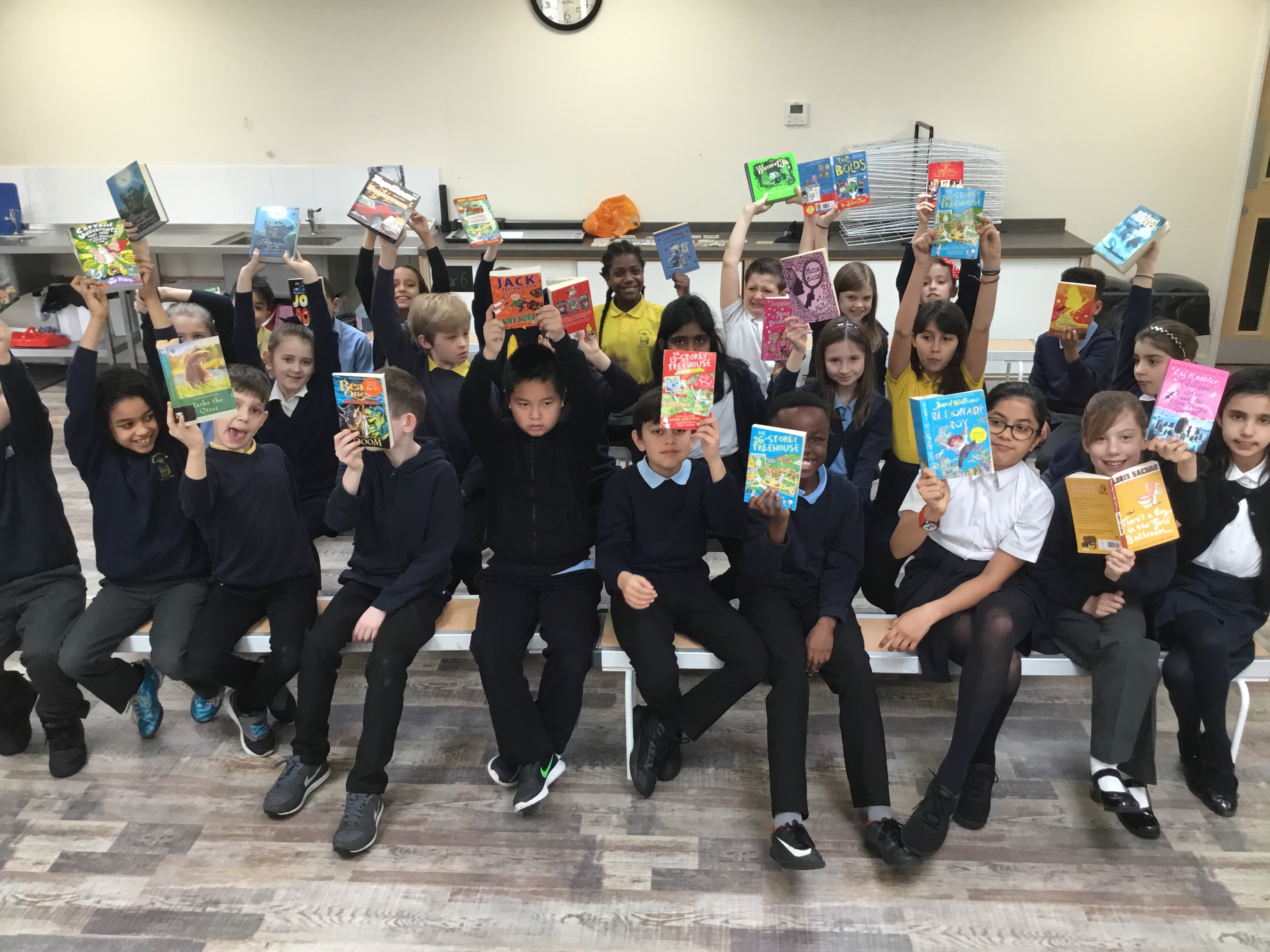 5M enjoying the 'Great Sherington Book Swap!' last Friday. - Sherington ...