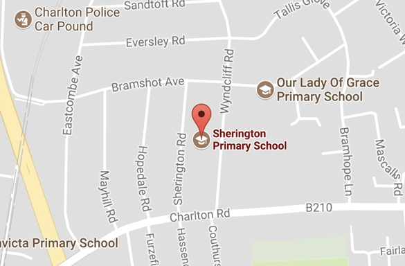 map - Sherington Primary School